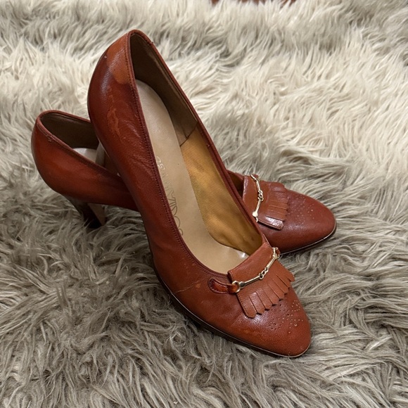 Socialite | Shoes | Truly Vintage Socialites Leather Heels | Poshmark